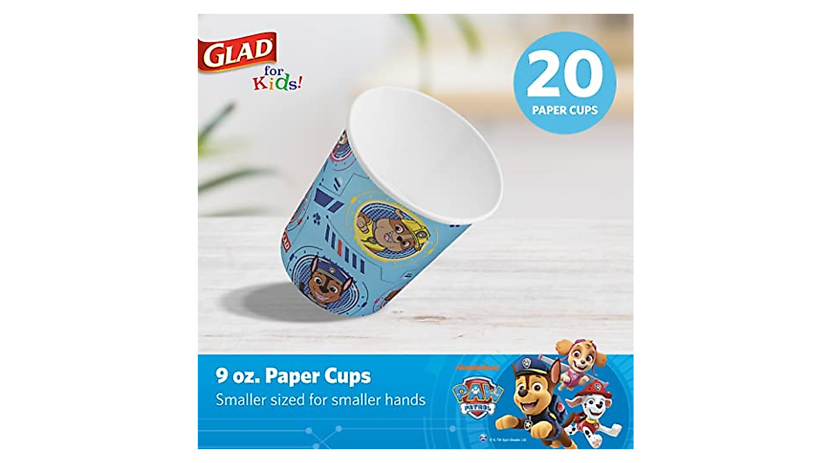 Glad Paw Patrol Paper Cups - Fun for Kids Events