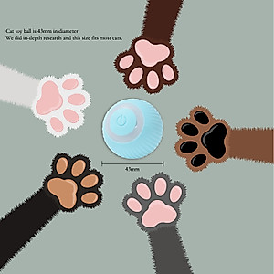 Found Notice Cat Ball Toy, Interactive Cat Toys, Automatic Motion Activated Moving Ball Hide and Seek Game for Indoor Exercise，Gifts for Kittens