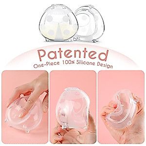 haakaa Ladybug Milk Collector Wearable Milk Collector Ladybug Breastmilk Collector Breastfeeding Milk Catchers Breast Milk Savers 2.5oz/75ml 2 PCS