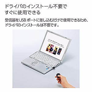 Kokuyo Power Point Operation for Finger Presenter Obsidian Kokuyoseki Ela-fp1