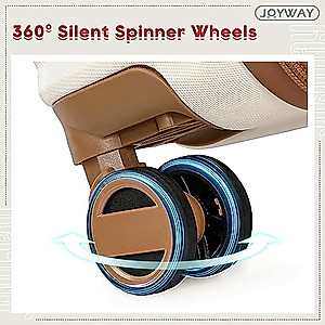 Joyway Luggage 20 Inch Carry On Luggage Sets, Expandable Suitcase Set with Spinner Wheel and TSA Lock, Hard Shell 3 Piece Luggage Sets for Travel