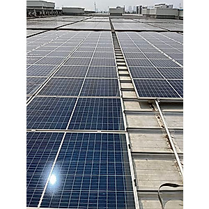 HZLH ( 20pcs ) Solar Panels Water Drained Away Clip,Auto Remove Stagnant Build-up Near The Panel Edges,Plastic Clip to Clear rainwater and Other Debris (50mm), Black