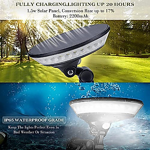 YOOMAO 360 Degree Lighting Outdoor Solar Light PIR Motion Sensor Solar Garden Light Energy Saving Street Lamp Wall Lamp Three Modes