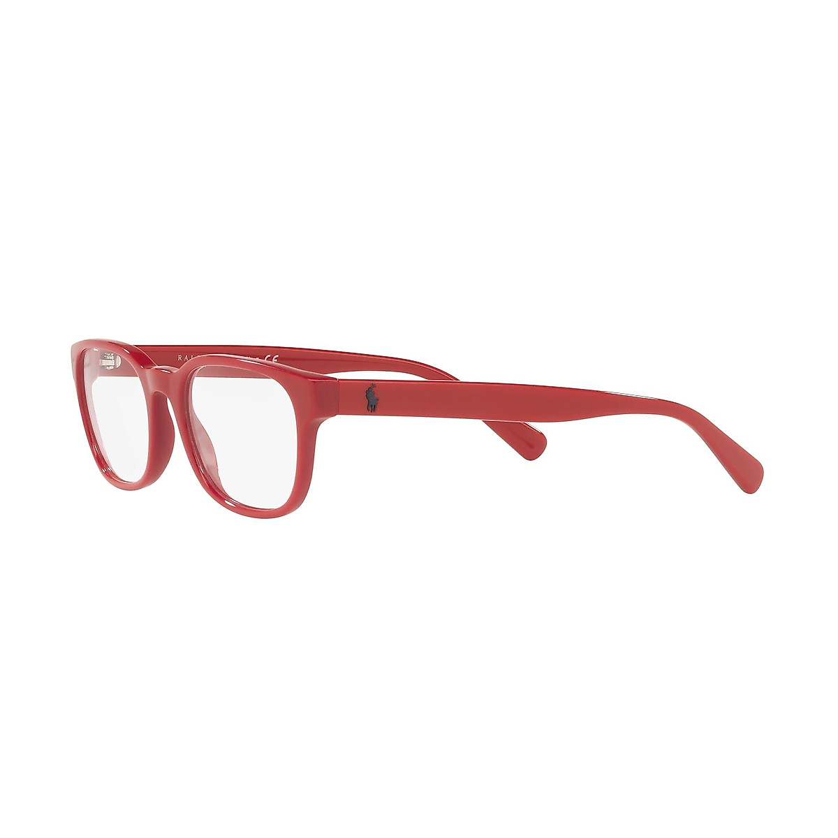 Polo Ralph Lauren Men's PH2244 Round Prescription Eyewear Frames, Shiny Red/Demo Lens, 54 mm