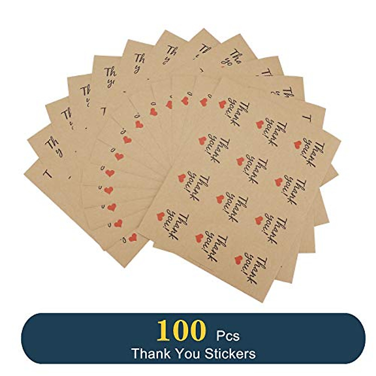 Self Adhesive Cookie Bags Treat Bags, Resealable Cellophane Bags, White Polka Dot Individual Cookie Bags with Thank You Stickers for Gift Giving (5.5''x5.5'', 100 Pcs)