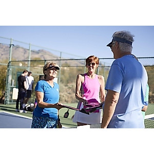 Amazin' Aces Graphite Pickleball Paddle | Racket Features Graphite Face & Honeycomb Polymer Core | Meets USAPA Specifications (Black)