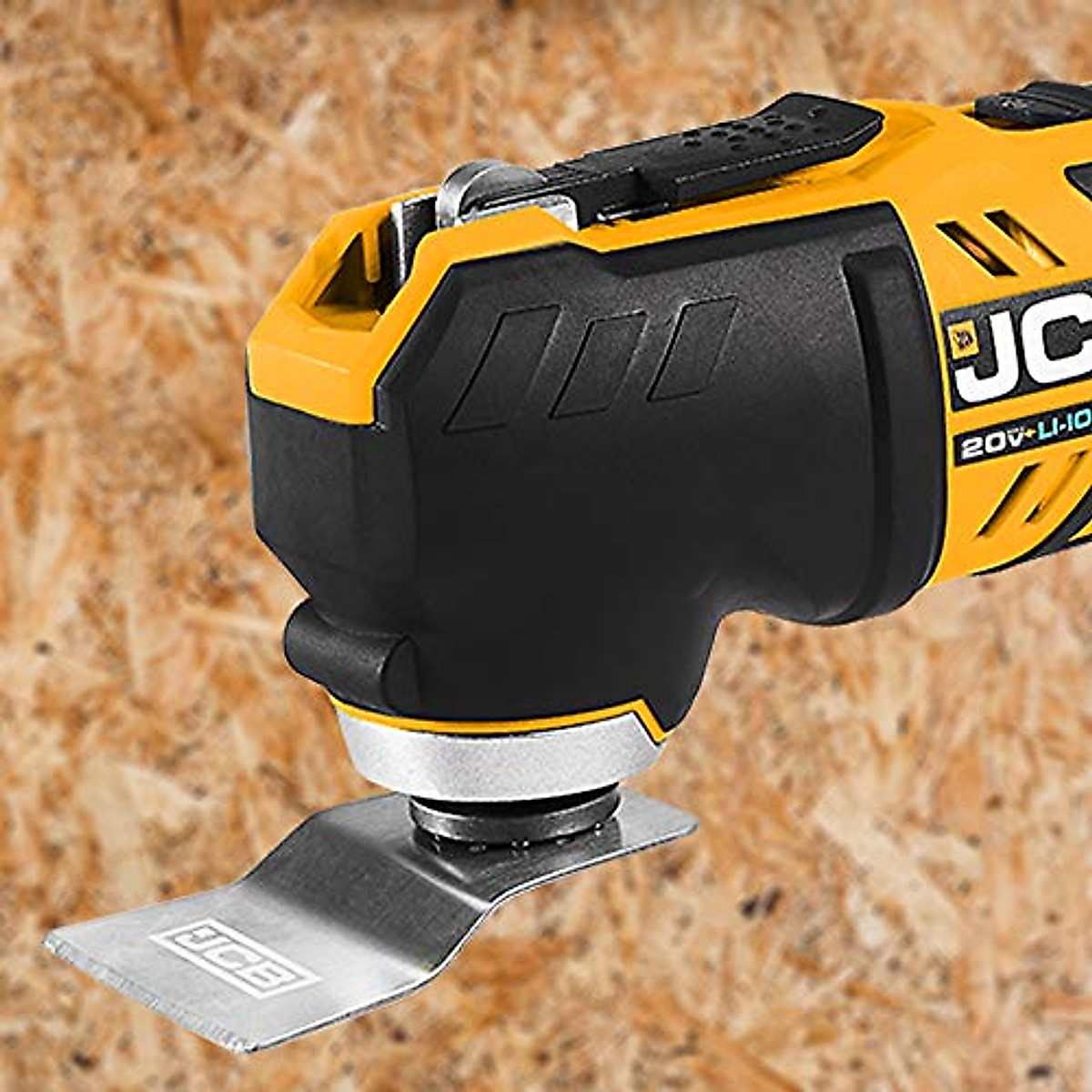 JCB Tools - JCB 20V Cordless Oscillating Power Tool - Multi Tool - No Battery - Bare Unit - For Home Improvements and Professional Use, Trimming, Plunge Cuts, Drywall, Wood, Plastic, Metal