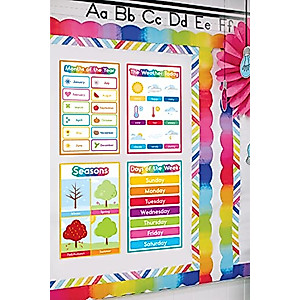 Carson Dellosa 16-Piece 11” x 17” Classroom Posters, Preschool Classroom Decorations, Kindergarten Educational Posters, 1st Grade Classroom Wall Decor, Learning Posters Bundle