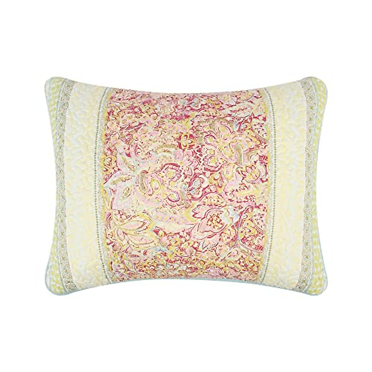 Barefoot Bungalow Palisades Pillow Sham, Standard (Pack of 1), Pastel