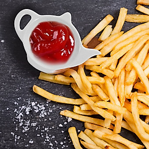 BESTonZON 2pcs Ceramic Tea Bag Saucer Spoon Stand Rev Coffee Ceramic Tea Bag Holder Teapot Shaped Tea Bag Holder Tea Bags Decor Soy Sushi Dipping Bowls Side Dish Bowl Tea Bag Coaster Classic