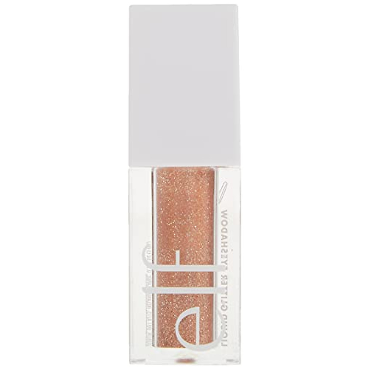 e.l.f., Liquid Glitter Eyeshadow, Long Lasting, Quick-Drying, Opaque, Gel-Based Formula, Creates High-Impact, Multi-Dimensional Eye Looks, Flirty Birdy, 0.10 Fl Oz