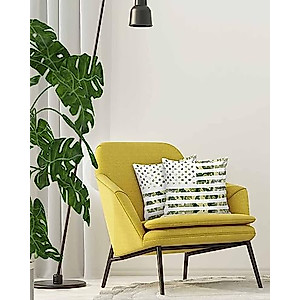 applebless Set of 2 Throw Pillow Covers Square for Home Decor, Camo 18x18 Inch Cotton Reversible Pillow Case Sofa Soft Cushion Cases for Bedroom Couch Bed Car Chair