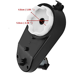 FULIHUA 6V390 18000RPM Gearbox with DC Motor, RS390 6V Motor with Gear Box for Kids Ride-Ons Accessories Children Electric Ride On Car and Motorcycle Replacement Parts