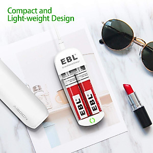 EBL Universal Battery Charger Speedy Smart Lithium Charger for 3.7V Rechargeable Batteries Li-ion IMR 10440 14500 16340 18650 RCR123A Batteries