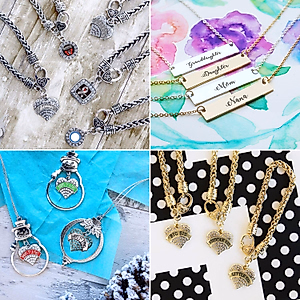 Inspired Silver - My Initials - Letter C - Silver Braided Bracelet for Women - Circle Charm Bracelet Jewelry Gift with Cubic Zirconia - Women's Charm Bracelet with Lobster Claw Clasp