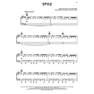 Taylor Swift - 1989 (Taylor's Version): Piano/Vocal/Guitar Songbook