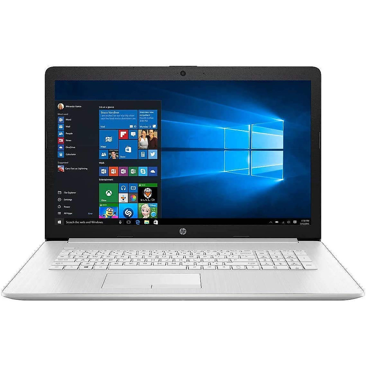 HP 17.3" FHD IPS Laptop, Core i5-10210U (Beat i7-8665U), HD Webcam, Backlit Keyboard, HDMI, UHD Graphics, Windows 10 Home, 12GB Memory, 1TB HDD
