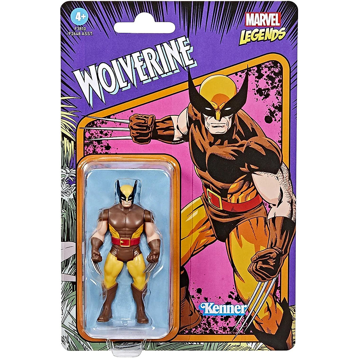 Hasbro Marvel Legends Series 3.75-inch Retro 375 Collection Wolverine Action Figure Toy