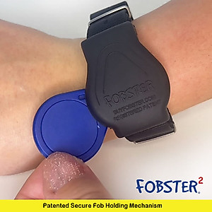Fobster Key Fob Bracelet HID RFID Key Fob Wristband Fob Holder Wristlet Keychain Patented