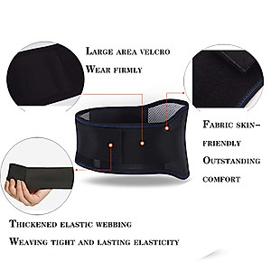 LSRRYD Lower Back Support Belt Lumbar Support Brace Self-Heating for Pain Relief and Injury Prevention Sciatica Spinal Stenosis Scoliosis Or Herniated Disc (Size : Large)
