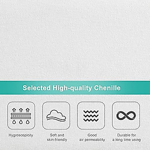 U Shaped Sectional Couches for Living Room, 110" Sectional Sofa with Waist Pillows, Symmetrical Sleeper Sofa Couch with Double Chaise Lounge, Modular Sofa for Living Room Furniture Sets, White