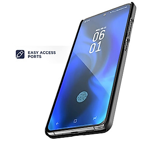 Encased Galaxy S20 Plus Belt Clip Case (2020 DuraClip) Slim Cover with Holster (Samsung S20+ 6.7) Black