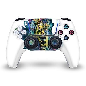Head Case Designs Officially Licensed Riza Peker Horse Art Mix Matte Vinyl Faceplate Sticker Gaming Skin Case Cover Compatible with Sony Playstation 5 PS5 DualSense Controller