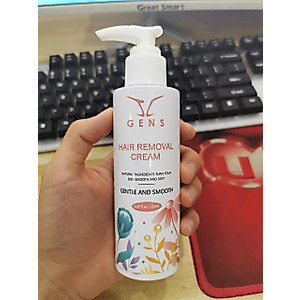 Hair Removal Cream Painless for Women and Men Suitable for Body Skin and Private Parts JC Gens Soothing Depilatory