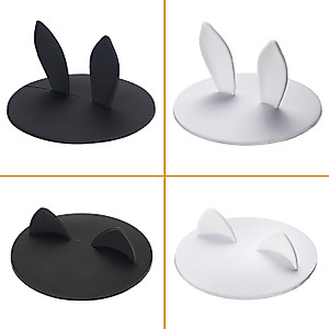 HK Aura Studio 4 Speaker Anti-dust Cover - Silicone Lip for Harman Kardon Soundsticks 2, 3, 4 and Aura Studio 1, 2, 3, 4 Bluetooth Transparent Speaker System (Cat Black)