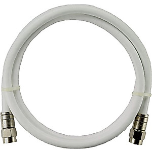 Arris 4-Port Cable, Modem, TV, OTA, Satellite HDTV Amplifier Splitter Signal Booster with Active Return and Coax Cable Kit