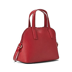 Tommy Hilfiger Marissa II Convertible Satchel with Gifting Hangtag Pebble PVC Tommy Red One Size
