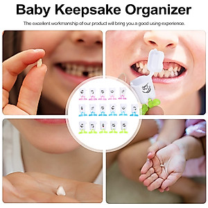 Scicalife Baby Tooth Box, Plastic Kids Tooth Organizer, Baby Child Tooth Keepsake Holder, Teeth Storage Memory Container For Boys & Girls, Dentist Office Giveaways For Kids(50pcs)