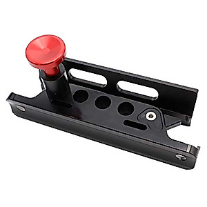 Quick Release Adjustable Aluminum Fire Extinguisher Holder Mount Bracket Compatible with for Jeep Wrangler UTV Polaris RZR Ranger Camper Van with Pillar