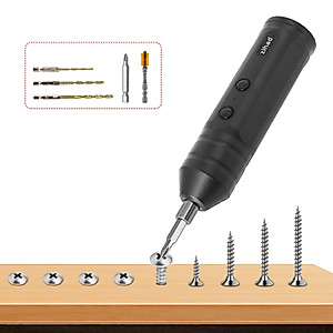 Cordless Electric Screwdriver Mini Home Screwdriver With Work Light USB C Rechargeable For DIY Household Screwdriver Kit Cordless Electric Screwdriver Usb Rechargeable Small Automatic