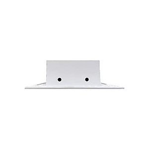 BUILDMART - 48" Linear Slot Diffuser - (2 Slot) Double Slot - White Decorative Air Vent - Modern AC Vent Cover for Ceiling, Walls & Floors - Texas Buildmart