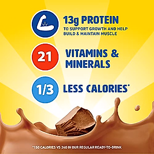 Carnation Breakfast Essentials Light Start Ready-to-Drink, Rich Milk Chocolate, 8 Fl Oz Carton (Pack of 24) (Packaging May Vary)