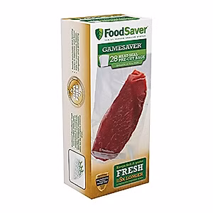 FoodSaver 1-Gallon GameSaver Heat-Seal Pre-Cut Bags, 28 Count