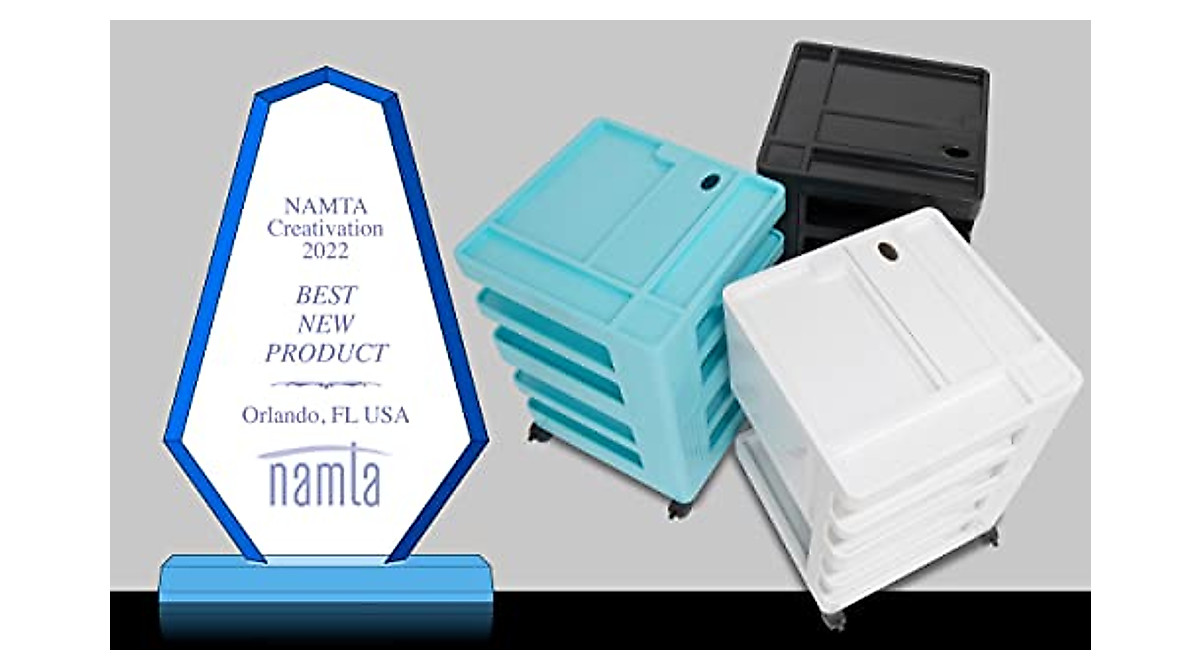 Kubx Pro Mobile Organizer - 360° Rotating Craft & Office Storage