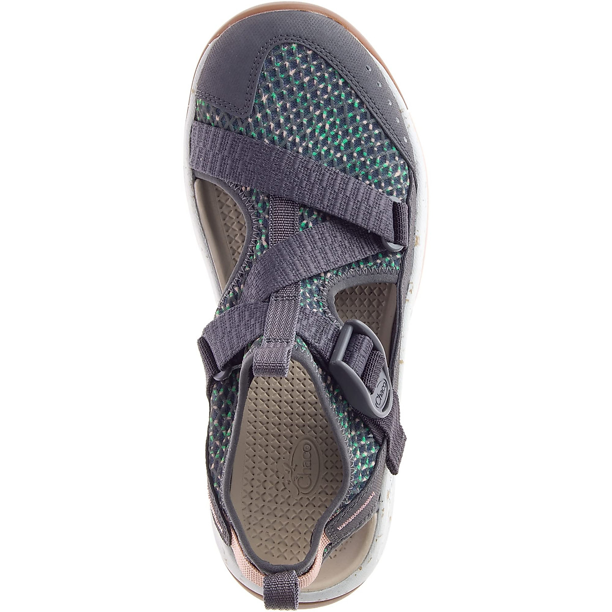 Chaco Women's Odyssey Sport Sandal, Wax Iron, 5