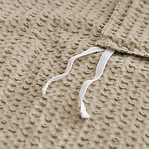 Levtex Home - Cloud Waffle Duvet Cover Set - King Duvet Cover + Two King Pillow Cases - Waffle Weave - Taupe - Duvet Cover (106 x 94in.) and Pillow Case (36 x 20in.) - Cotton