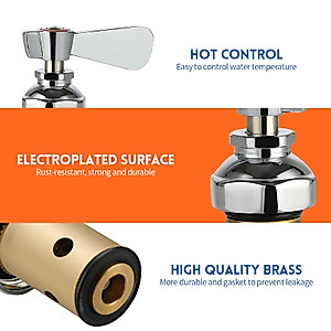 APLWY 25" Height Commercial Faucet Wall Mount with Sprayer 8" Adjustable Center 12" Swing Spout, Wall Mount Kitchen Sink Faucet with Pull Down Pre-Rinse Sprayer for 1/2 Compartment Sink