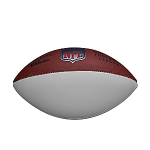 WILSON New NFL Autograph Football - Official Size, Brown
