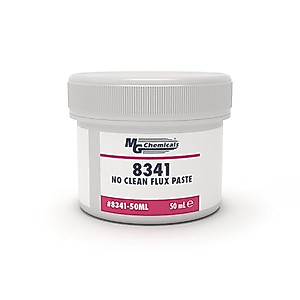 MG Chemicals 8341-50ML No-Clean Soldering Flux Paste, 49.0 g Jar, Pack of 1