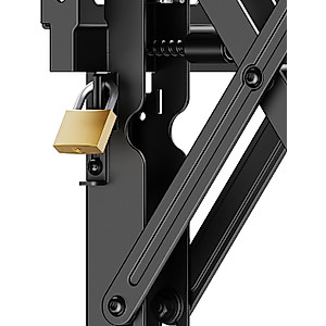 Mount Plus POP-48T 1x2 Pop Out Video Wall Mount System for 37 to 80" TVs | TV Menu Board | Max VESA 800x400 | Commercial Grade 154 Lbs | Anti-Theft Protection | Full Extension to 8.7"