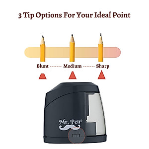 Mr. Pen- Electric Pencil Sharpener, Pencil Sharpener Electric, Electric Sharpener, Electric Sharpener Pencil, Electric Pencil Sharpener for Kids, Automatic Pencil Sharpener, Pencil Sharpeners