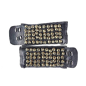 CHRISTMAS OFFER-17 Ankle Bell 5 Line Leather Ghungroo chalangai for all Indian classical dance