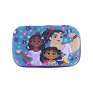 Encanto Molded Pencil Case - 5x8 Pencil Box and Crayon Box for School - Cool Superhero Storage Box - Handy Hard-Shell Pencil Case with Zipper for Markers - Pencils and Crayons for Kids