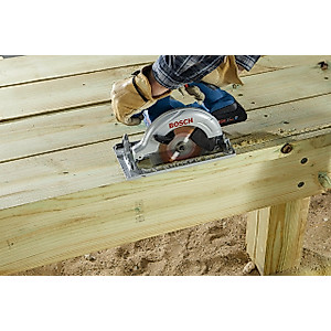 BOSCH GXL18V-601B25 18V 6-Tool Combo Kit with 2-in-1 Bit/Socket Impact Driver, Hammer Drill/Driver, Reciprocating Saw, Circular Saw, Angle Grinder, Floodlight and (2) CORE18V 4.0 Ah Compact Batteries