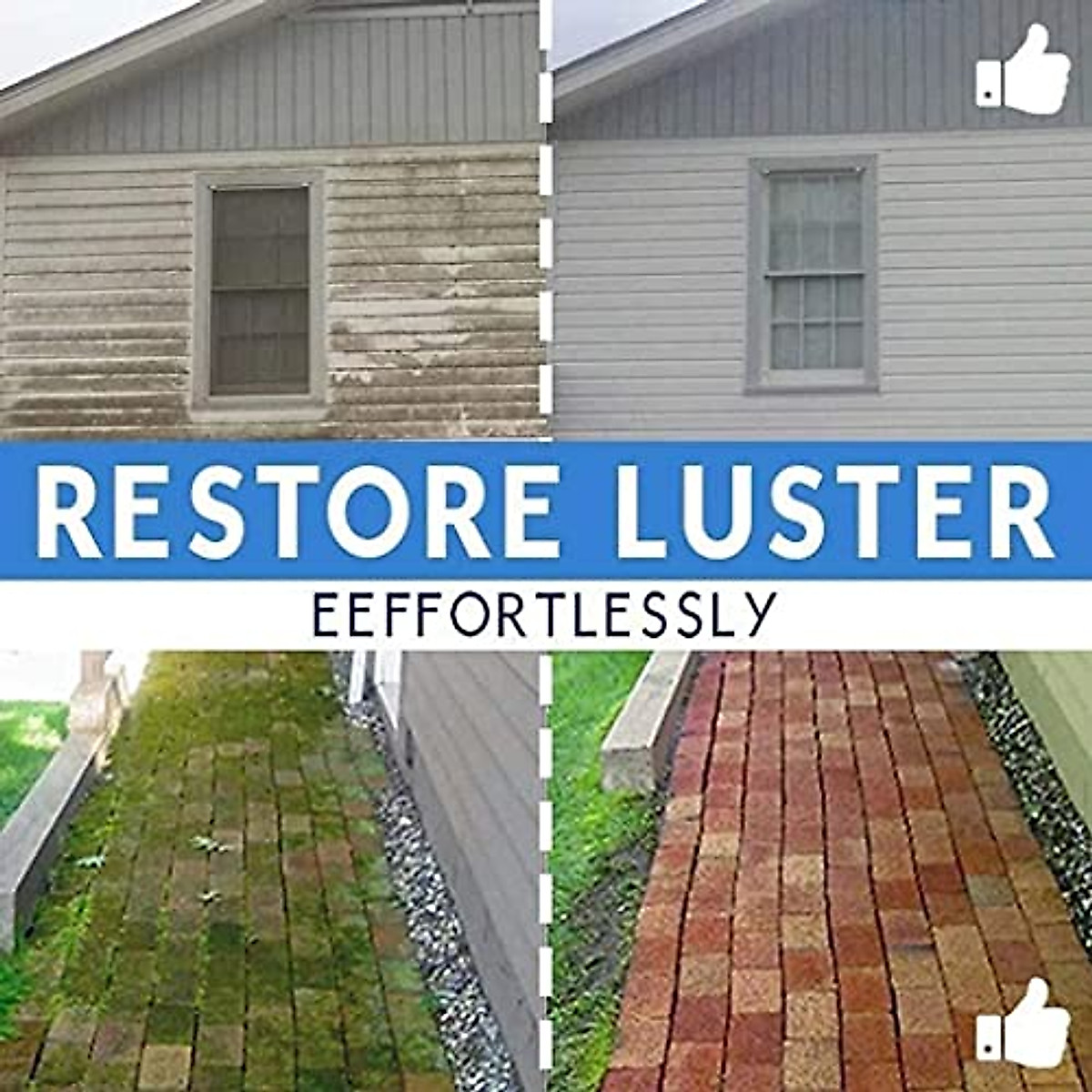 2 In 1 Pressure Washer Metal Water Hose Nozzle for Watering Plants & Lawns, Washing Cars & Pets Pressure Washer Accessories Jet Nozzle Pressure Washer Wand Hand Sprayer