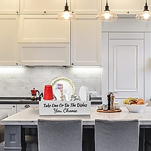 Paper Plate Organizer for Countertop, Silverware Caddy with 6 Compartments for Plates, Cups, Fork, Knives, Spoon and Napkins, Paper Plate and Utensil Holder Caddy for Party, Camping, Picnic (White)